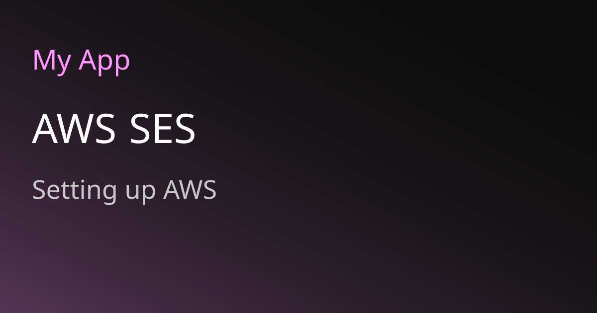 AWS SES | Kurrier Docs